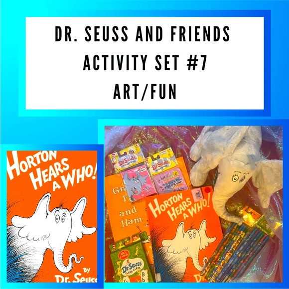 Dr. Seuss | Other | Nwt Kid Pack Over 9 Items Dr Seuss Themed Activity ...